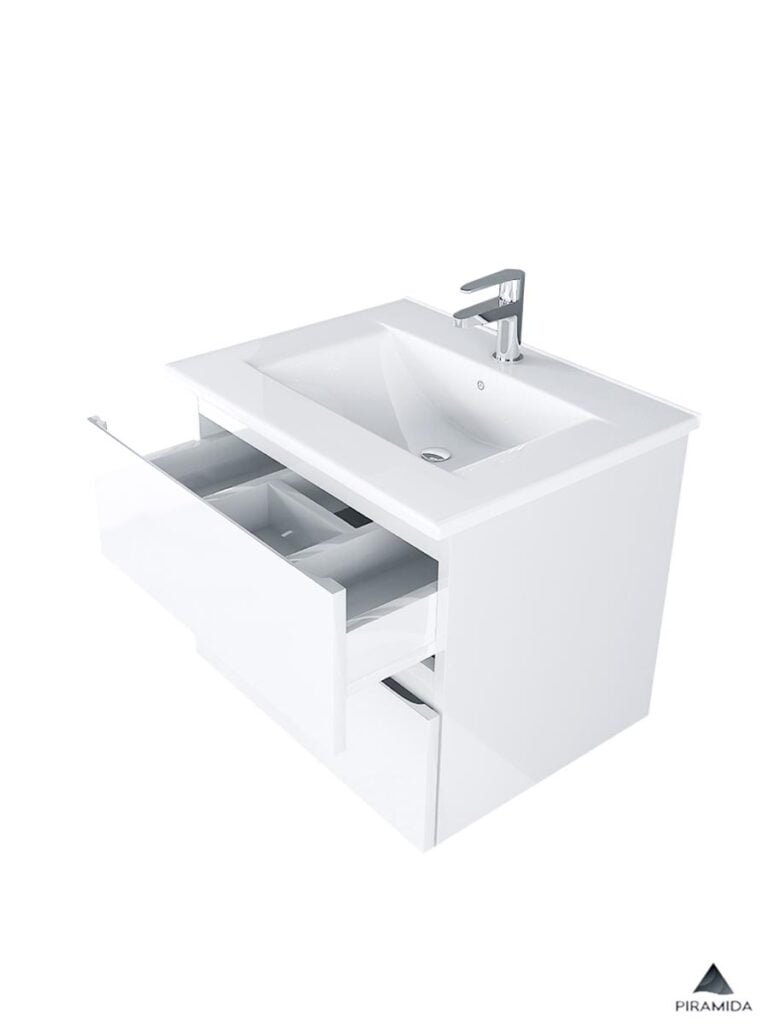 Lavabo sa ormarićem 75cm Piramida Euridika FR - Kupatilski nameštaj